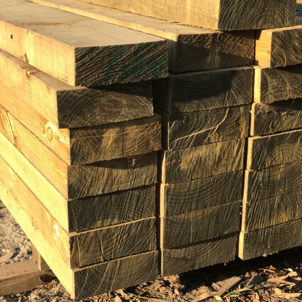 100 x 100mm Treated Pine Post Rough Sawn H4 - Coldstream Timber & Hardware