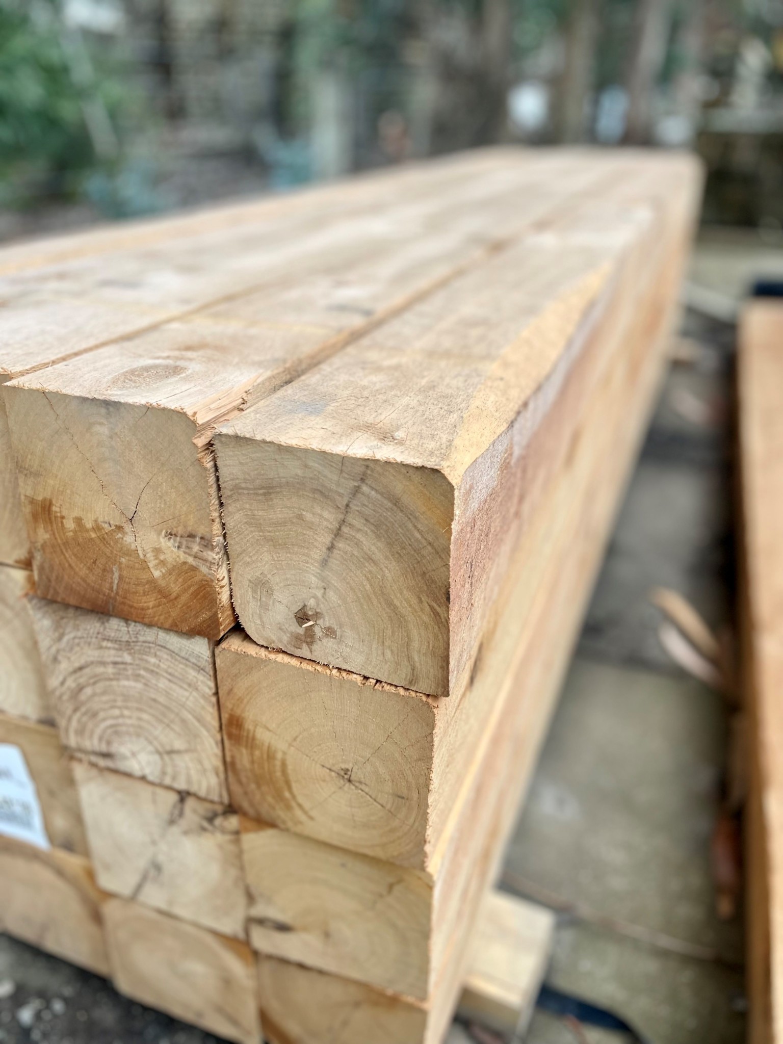 100 x 100mm Cypress Pine Post Rough Sawn - Coldstream Timber & Hardware